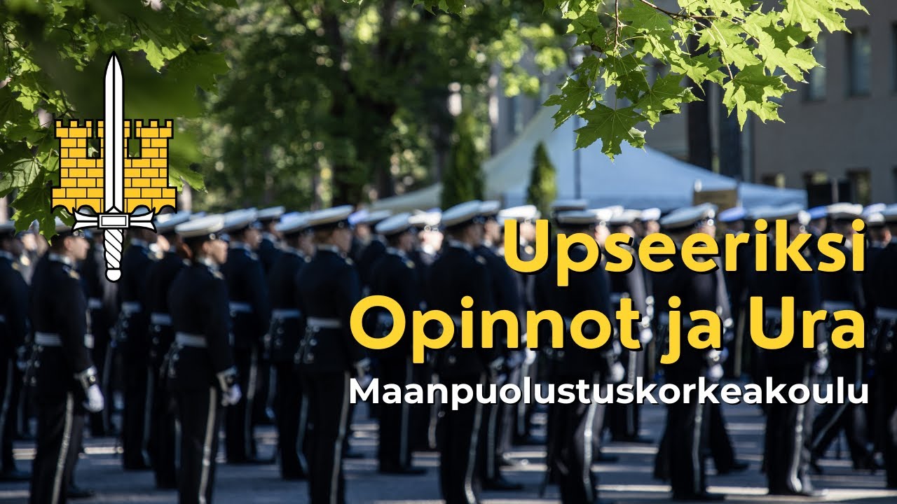 Upseerin opinnot ja ura - Maanpuolustuskorkeakoulu - YouTube