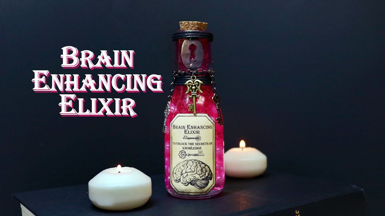 Brain Enhancing Elixir : DIY Potion Bottle : Potion Prop : Steampunk ...
