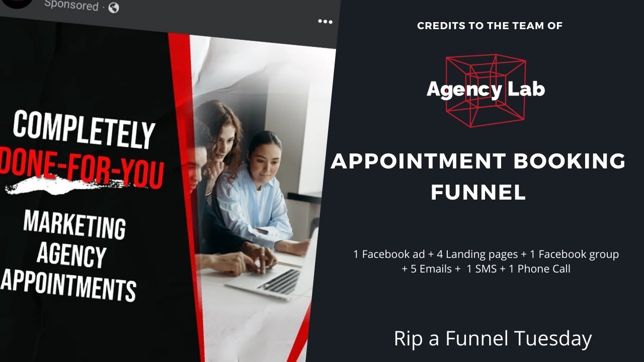 3 Step appointment booking funnel by Agencylab - YouTube