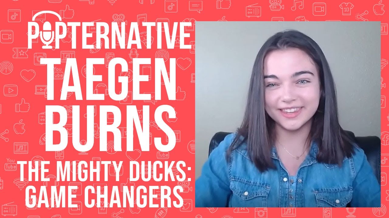 Taegen Burns talks about The Mighty Ducks: Game Changers on Disney+ and ...