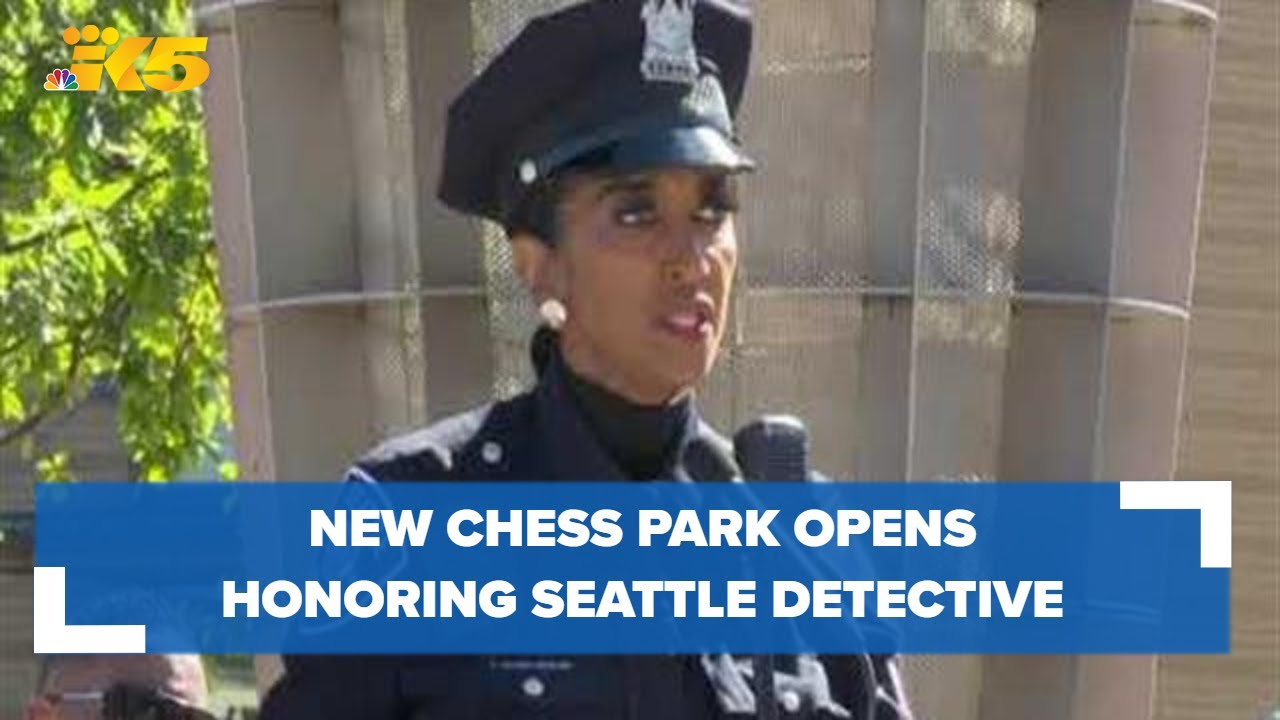 New chess park opens honoring Seattle police detective - YouTube