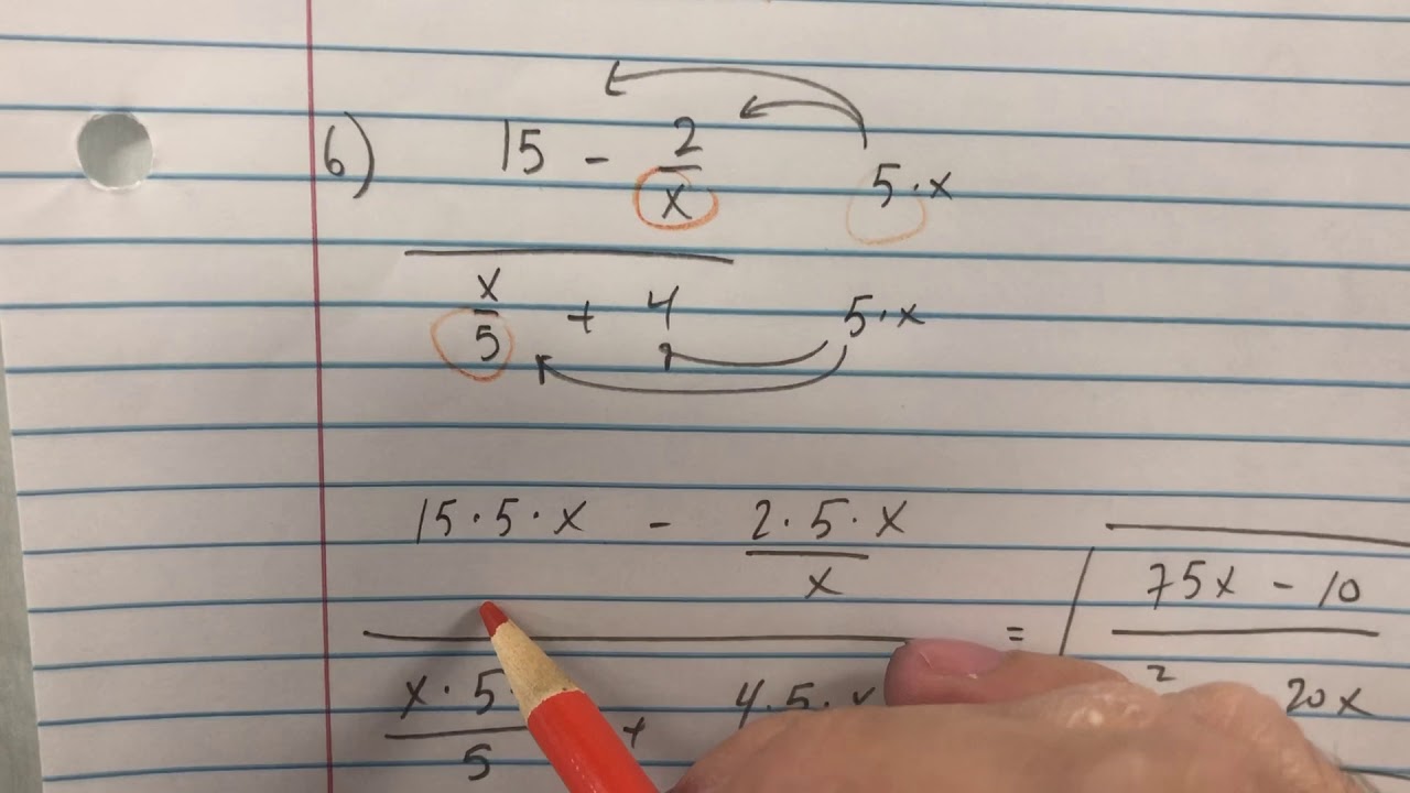 HA2T Unit 2 Complex Rational Functions 6 - YouTube