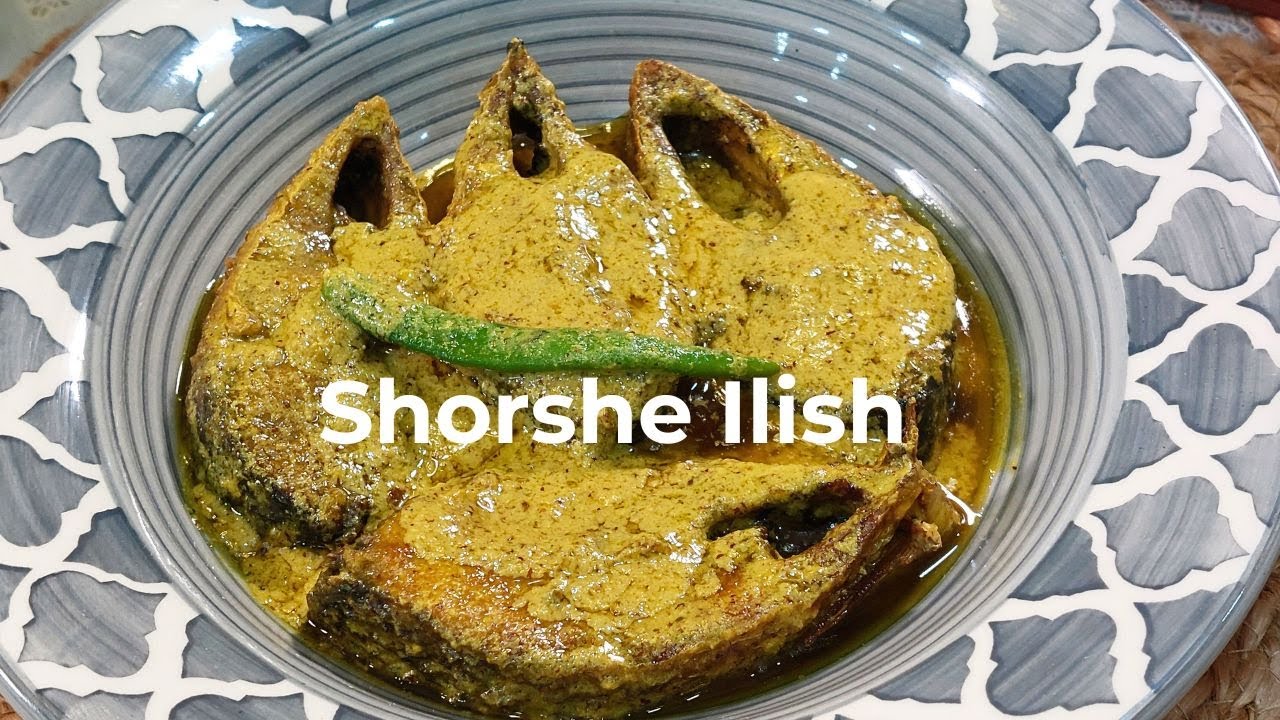 Authentic Bengali Shorshe Ilish Recipe | Mustard Hilsa Fish Curry ...
