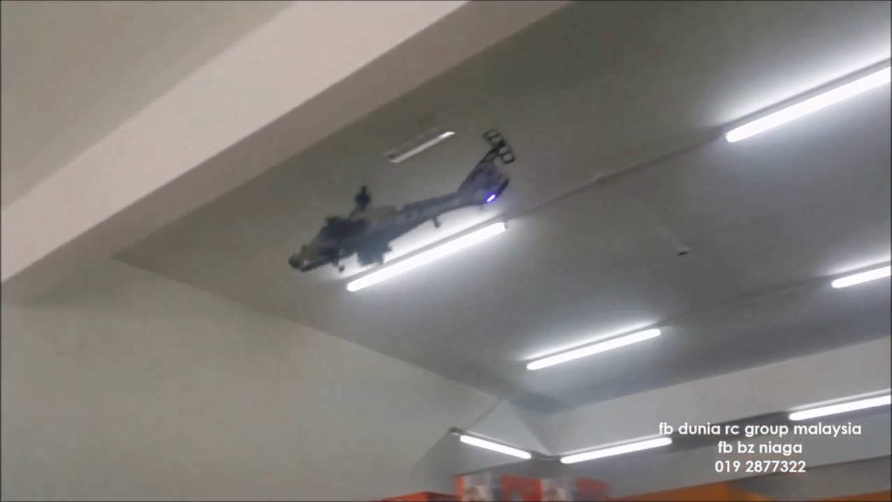 Hunting sky comanche rc helicopter 4 channel test - YouTube