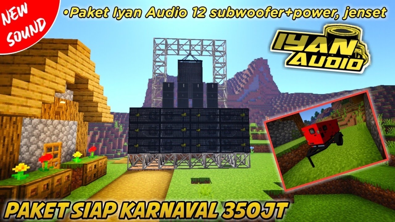 Addon Sound System Box Cobre |@IYAN GMG|Minecraft Indonesia - YouTube