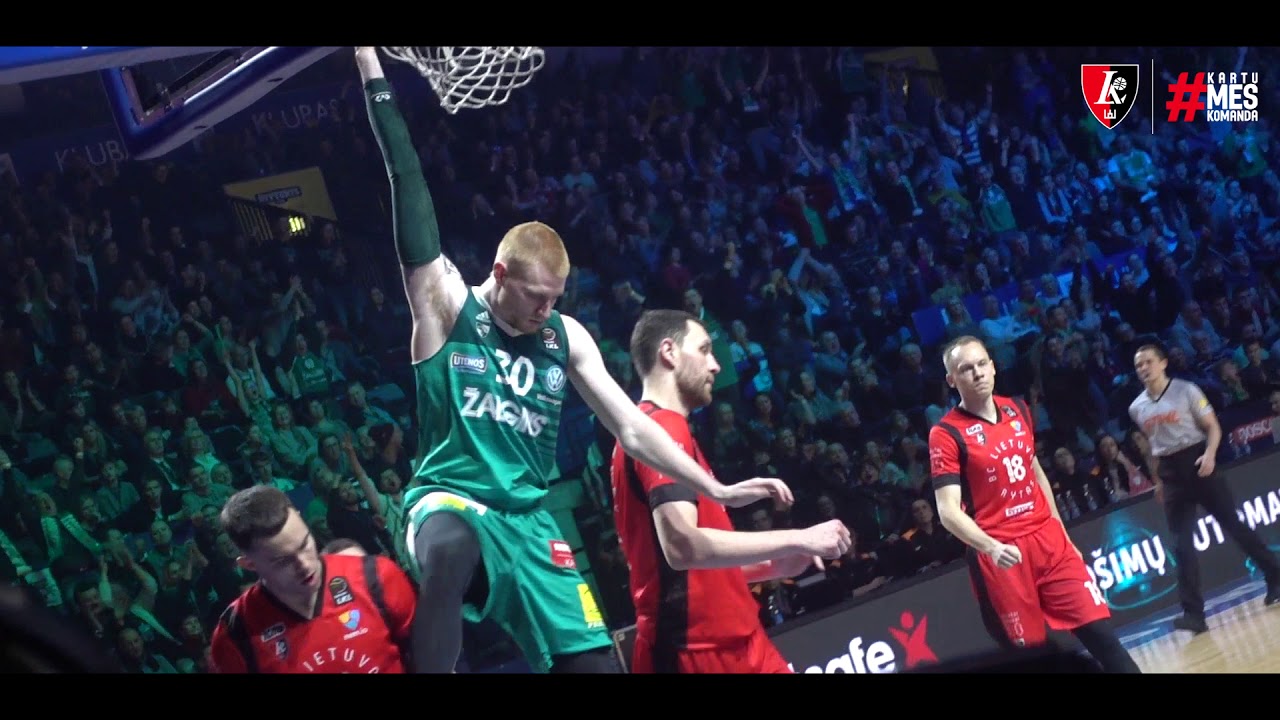 Reportažas: „Lietuvos rytas" - „Žalgiris" - YouTube