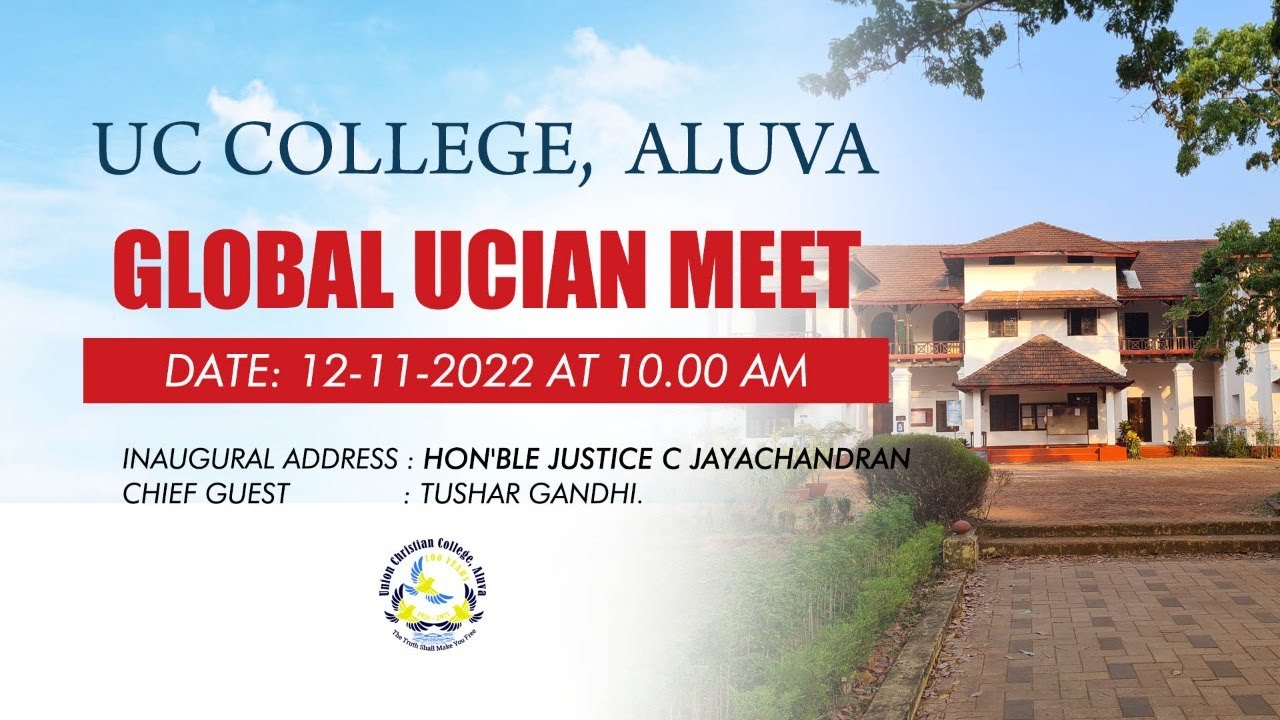 GLOBAL UCIAN MEET [ UNION CHRISTIAN COLLEGE ALUVA ] 12th NOVEMBER 2022 - YouTube