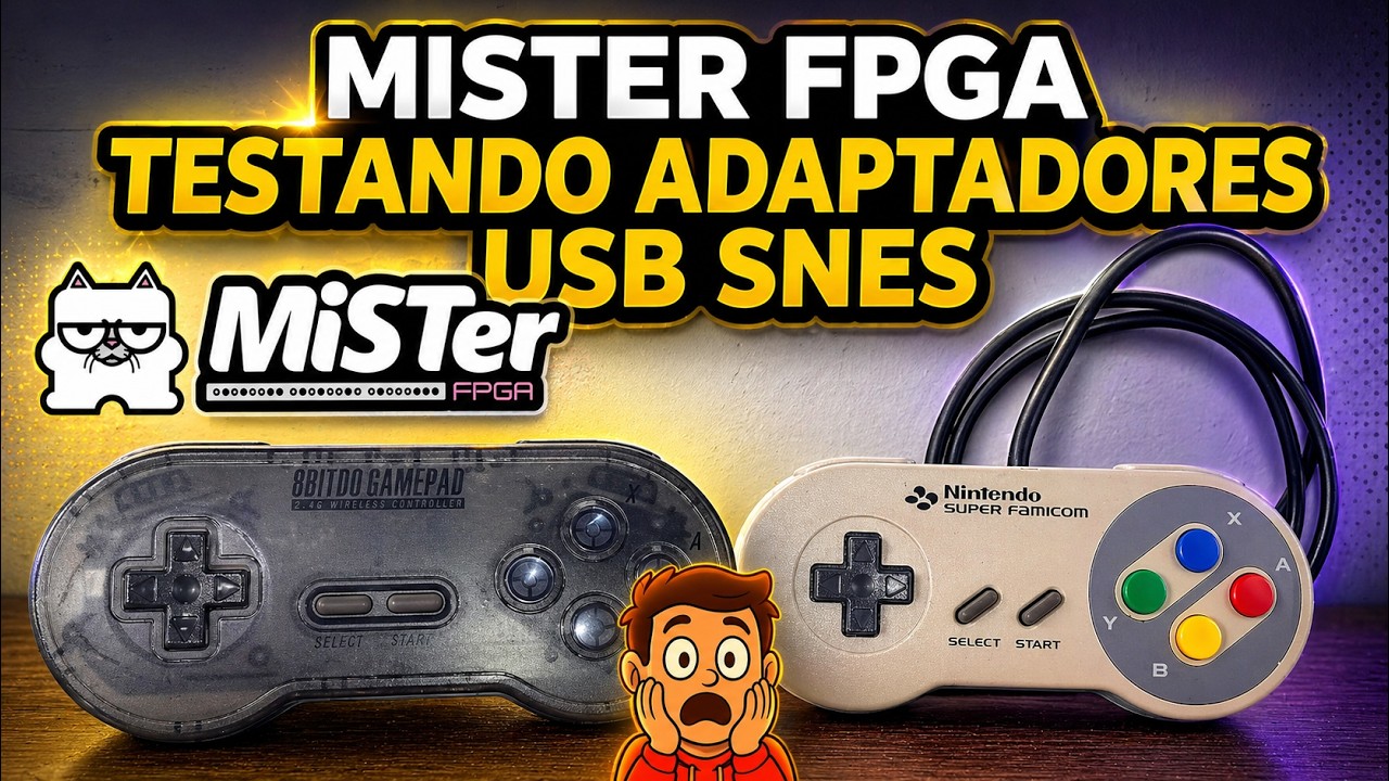 Mister FPGA | Testando Adaptador USB SNES com 8BitDo SN30 & Super ...
