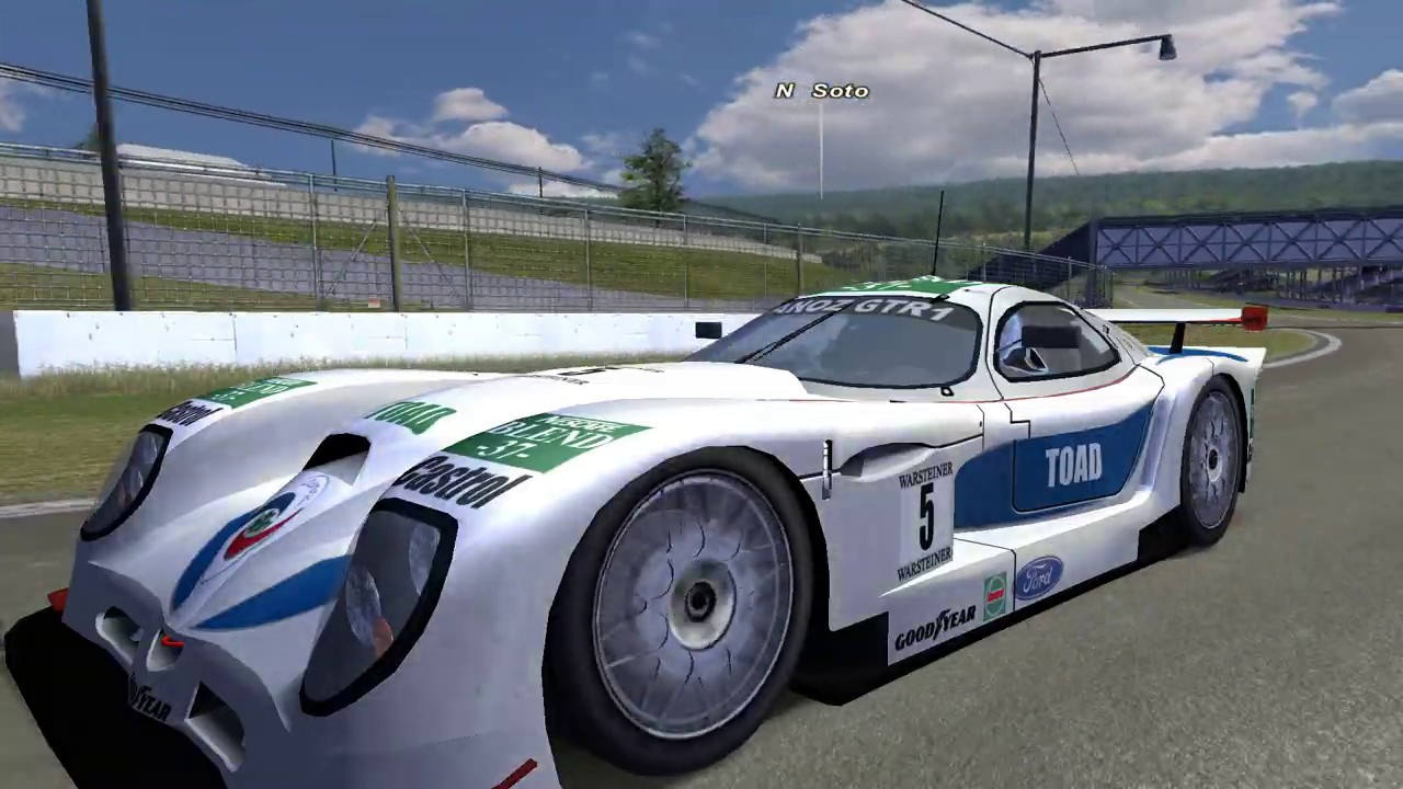rFactor - Panoz GTR-1 - Toban Raceway Park Long - YouTube