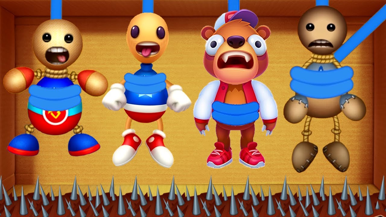 Kick the Buddy 2 vs Despicable Bear vs Buddyman Kick 2 vs Kick the ...