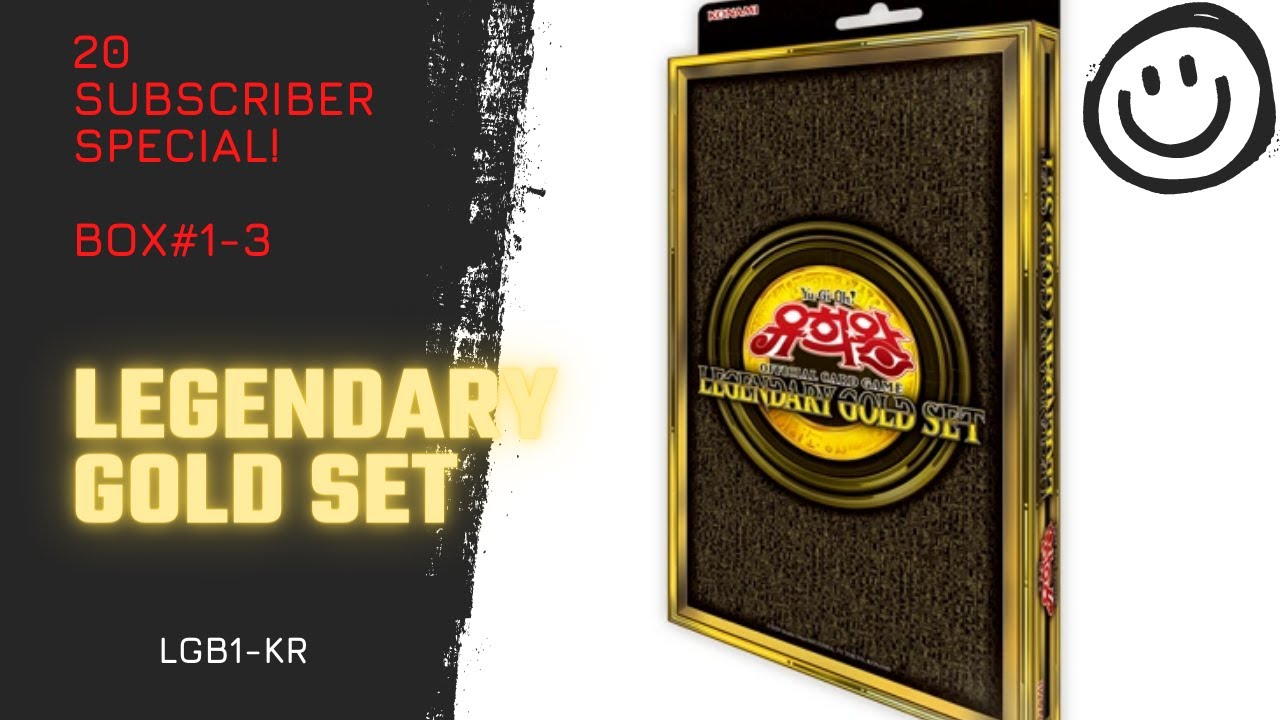 [20 SUBSCRIBER SPECIAL] 3x Legendary Gold Set - LGB1-KR (Boxes#1-3 ...
