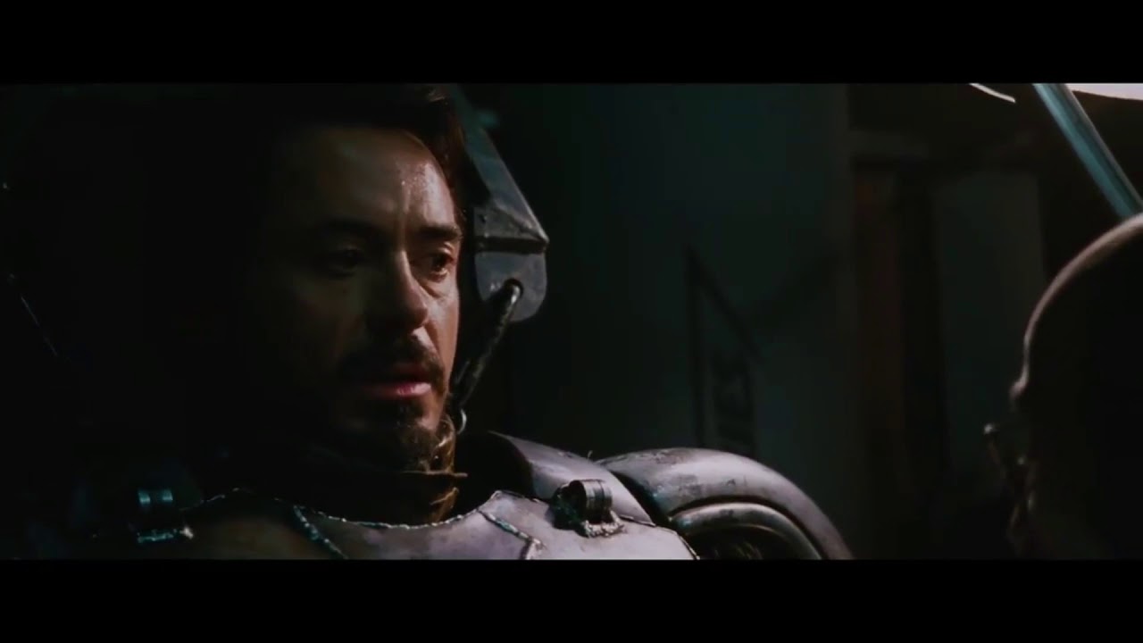 Tony Stark's First Suit Up Scene Mark 1 - YouTube
