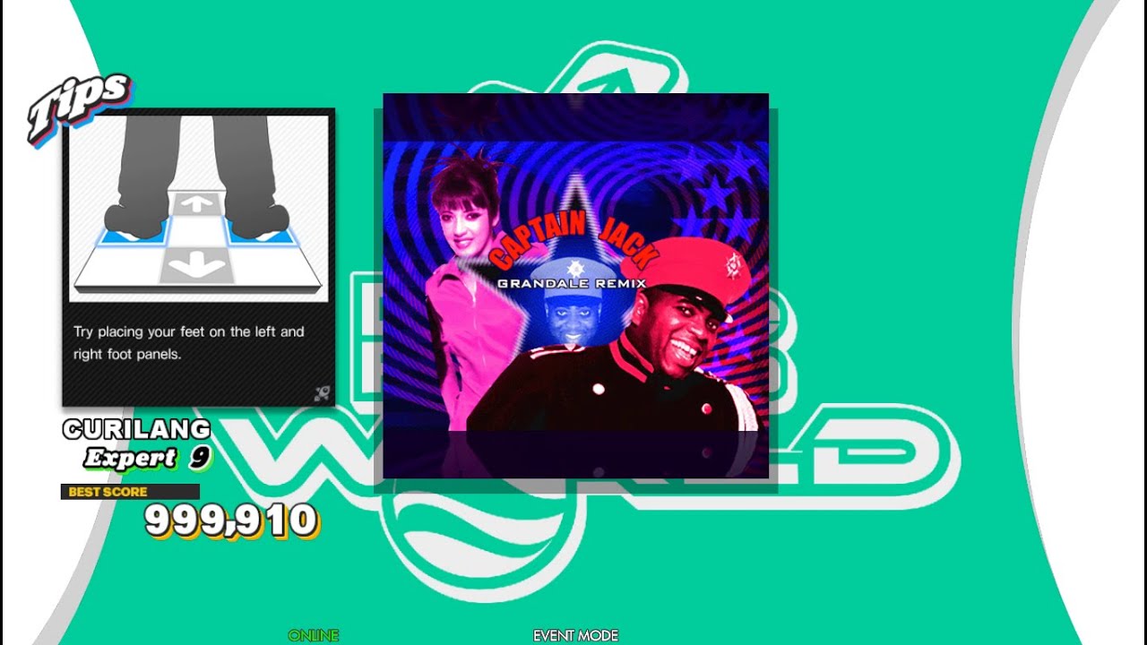DDR W - CAPTAIN JACK (GRANDALE REMIX) - YouTube