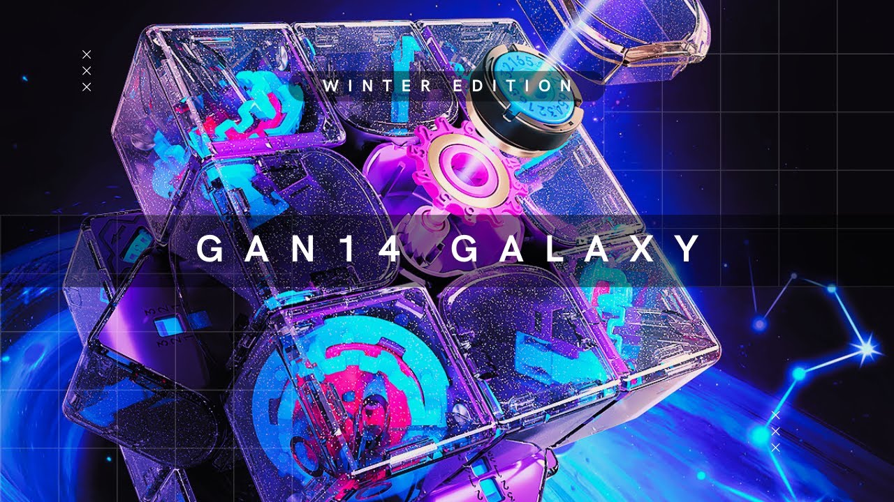 Why does this PURPLE speedcube cost $100? | GAN14 Galaxy Unboxing ...