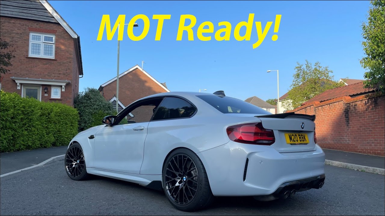 FINALLY GETTING MY M2 COMPETITION READY FOR IT'S FIRST MOT. PART 4 ...