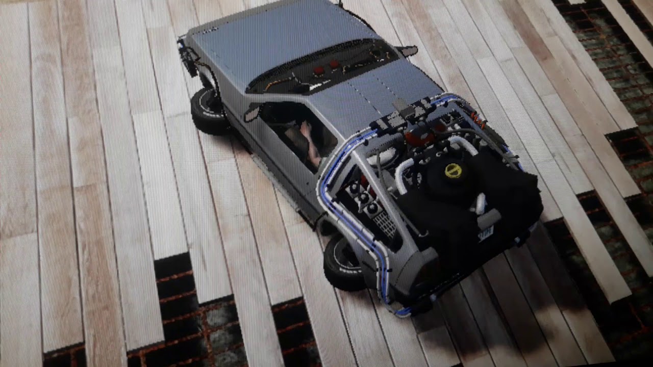 Delorean fly gta5 mod - YouTube