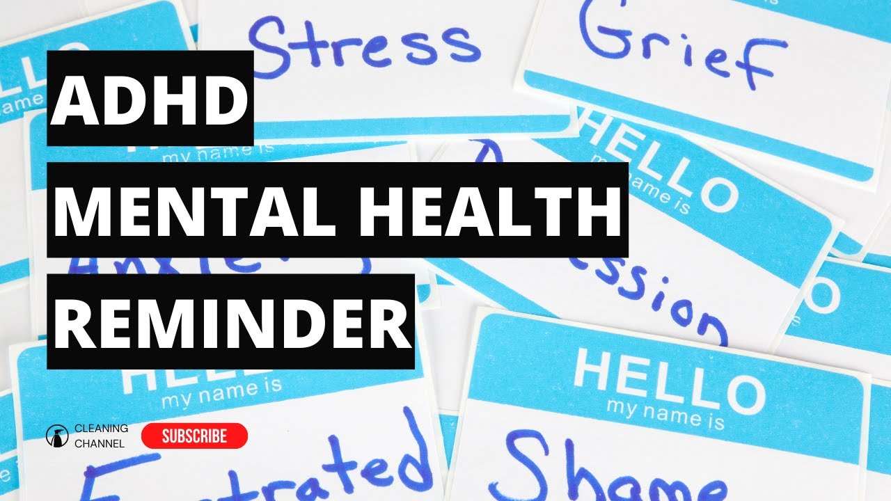 ADHD Mental health reminder🌻 Self care help #adhd #mentalhealth - YouTube