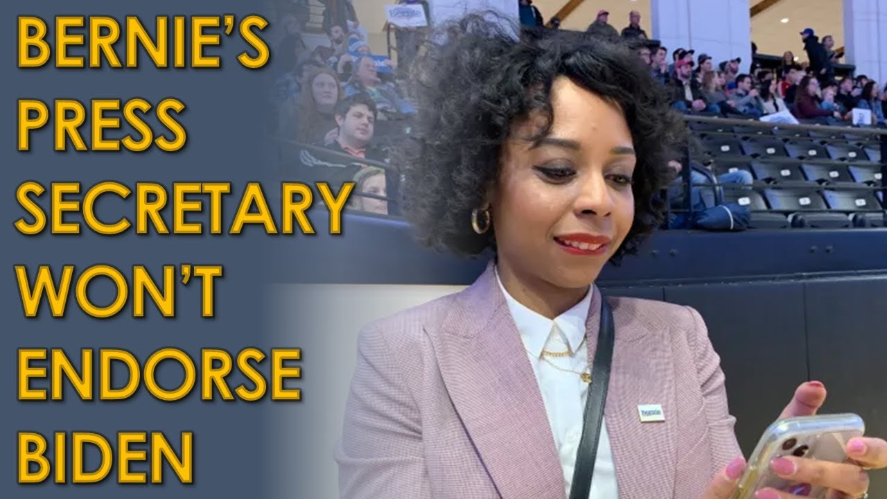 Bernie Sanders' Press Secretary Briahna Joy Gray WON'T Endorse Joe ...