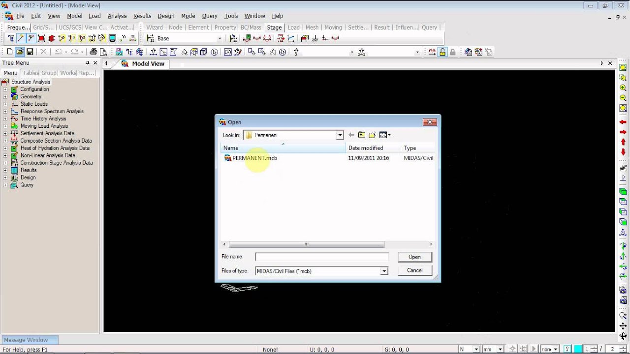 (1/7) Tutorial MIDAS/CIVIL- For Beginner (Indonesia) (LIHAT LINK ...