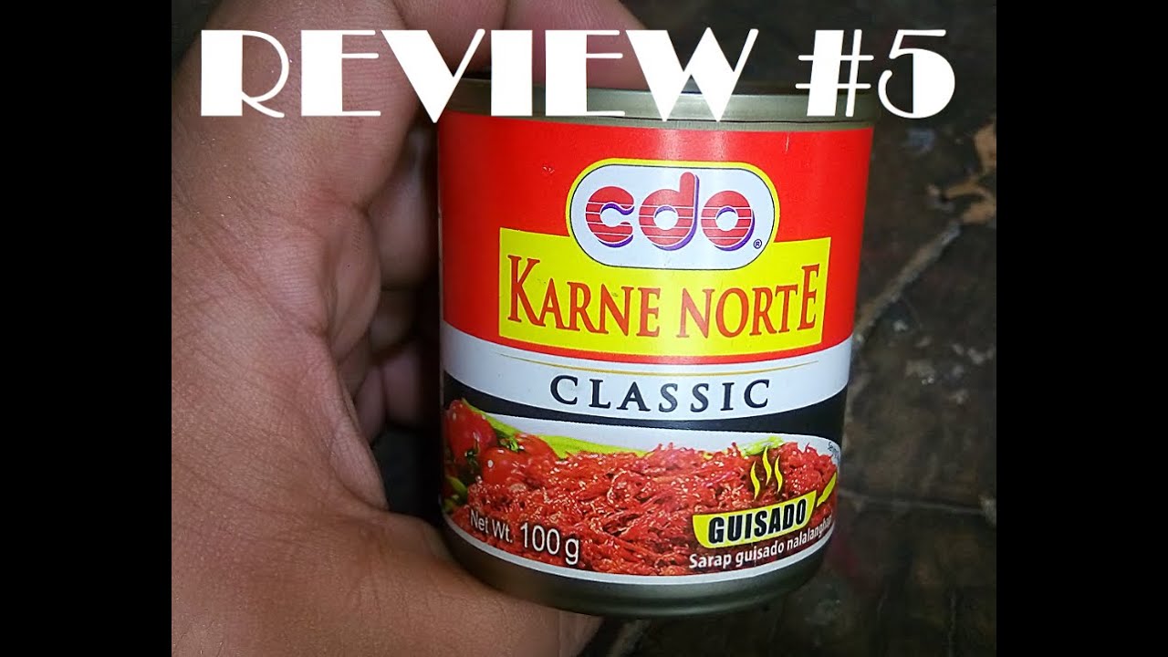 Review #5 CDO Karne Norte Classic Guisado Corned Beef - YouTube