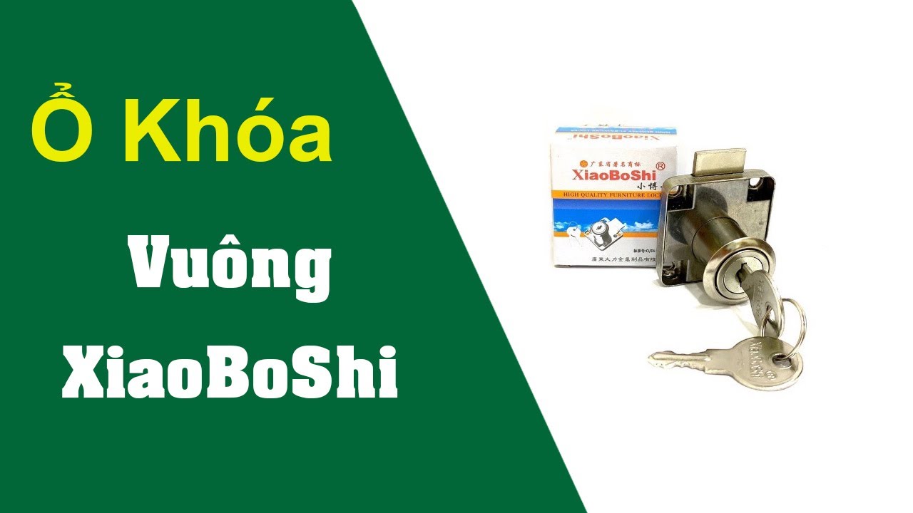 Giới Thiệu Khóa tủ vuông xi trắng hiệu Xiaoboshi Tại Kho Mộc Happyco ...