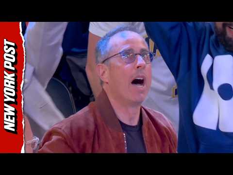 Watch Jerry Seinfeld and Celebrity Row Explode Over Historic 29 Point Knicks Comeback
