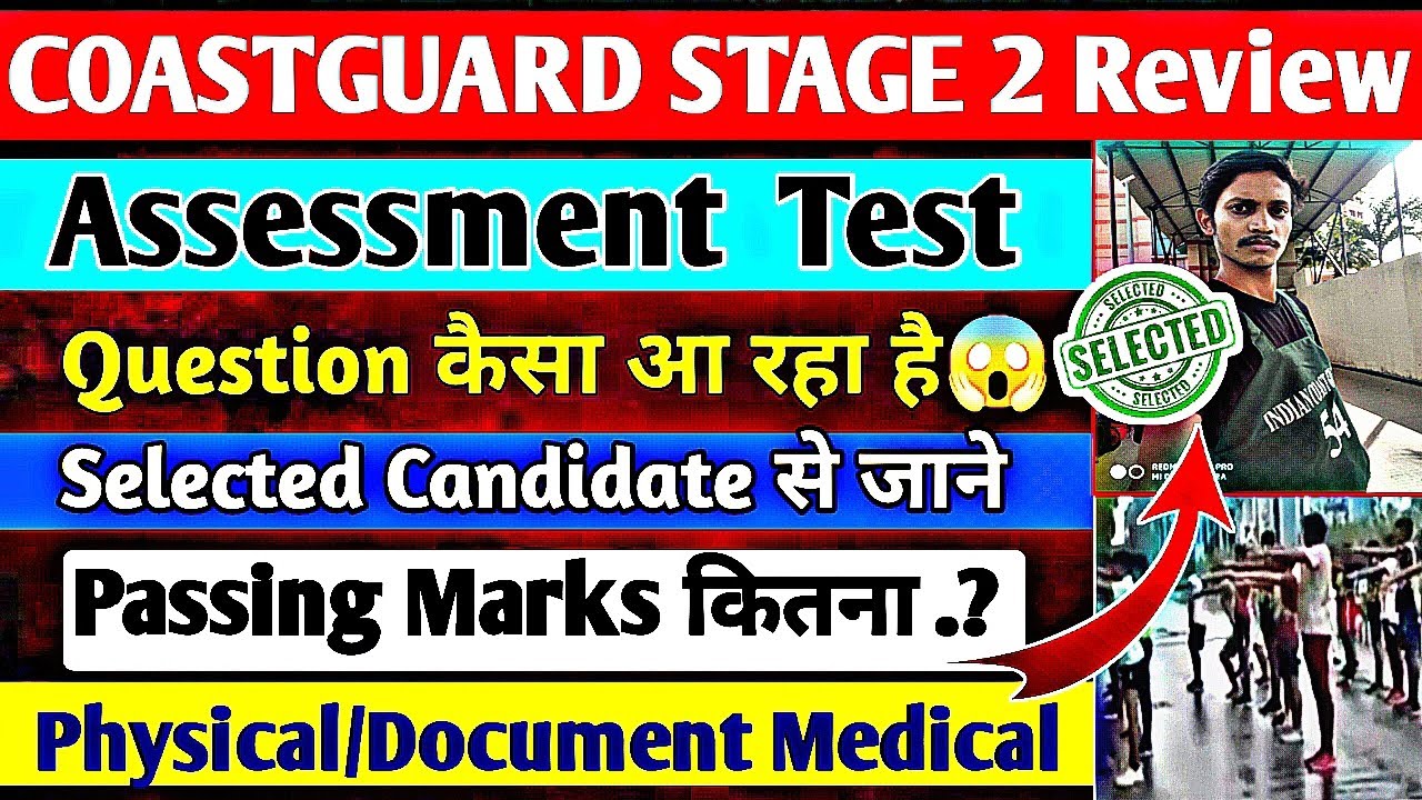 Coast guard stage 2 Review | Coast guard Assessment test Question ...