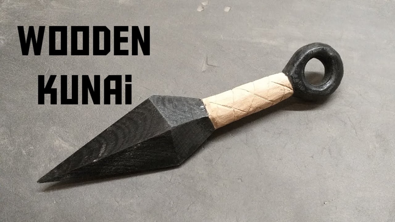 how to make a Naruto Kunai Woodworking Project fast with Powertools diy - YouTube