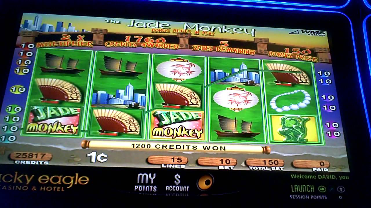 The Jade Monkey Slot Machine Bonus - YouTube