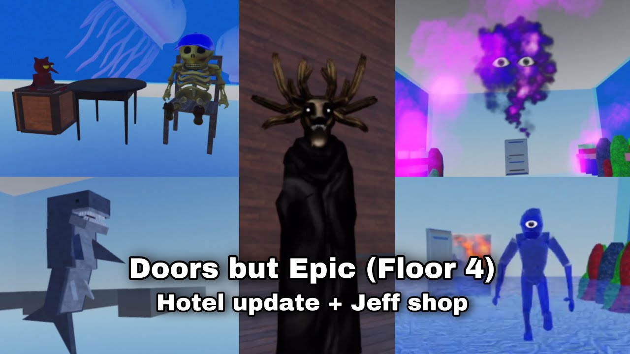 [Roblox] Doors but Epic (Floor 4) Hotel update | Full Gameplay - YouTube