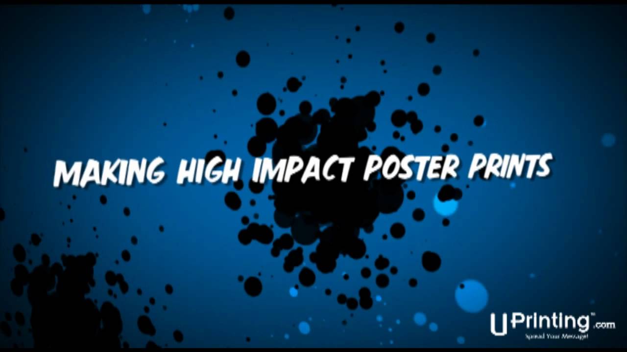 Making High Impact Posters - YouTube