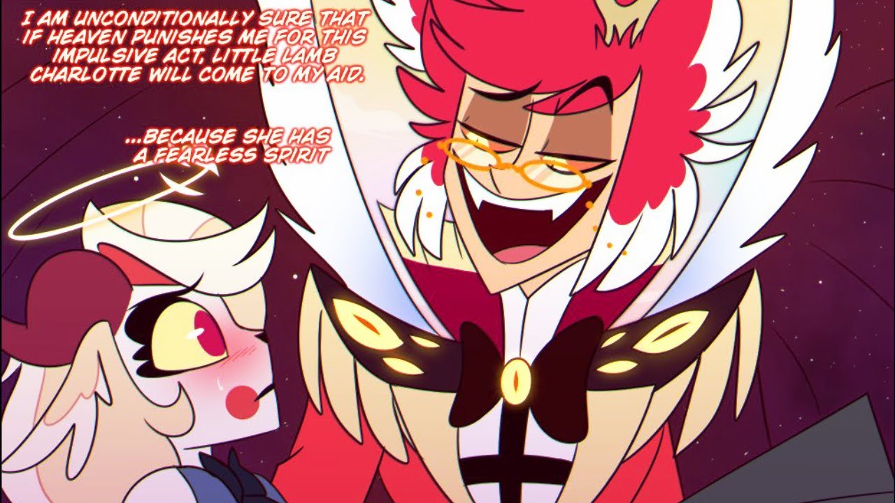 Alastor in Heaven with Charlie 😂 Hazbin Hotel/Charlastor • COMIC ...
