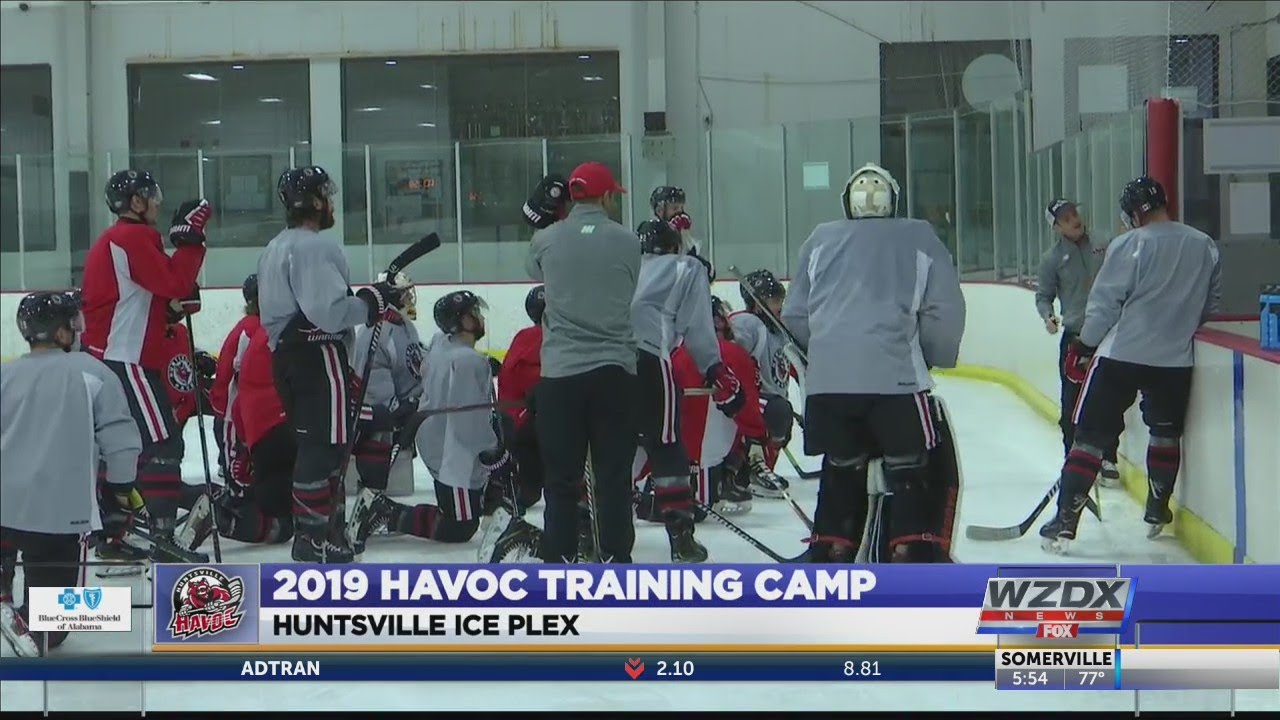 Huntsville Havoc begin training camp - YouTube