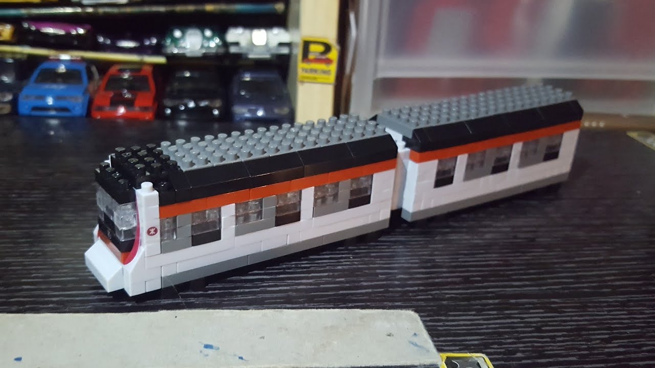 DIY港鐵 x Nanoblock R Train(EAL)模型介紹 - YouTube