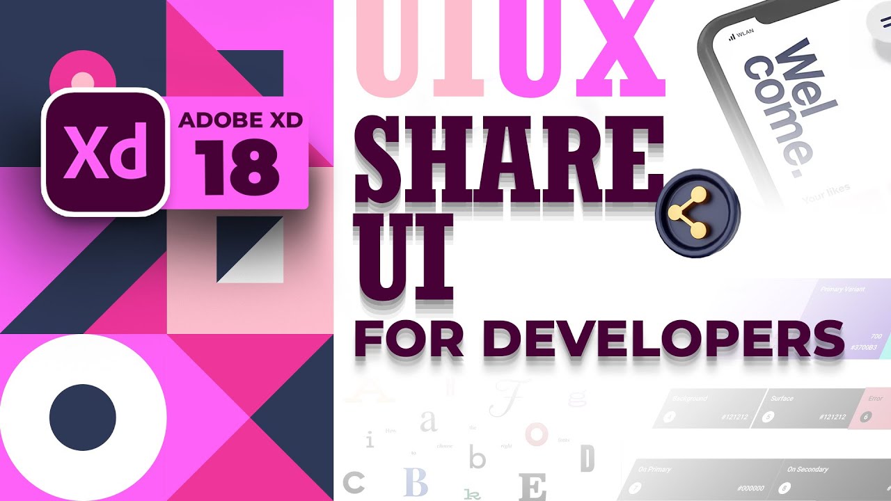 How to Share prototype link with Developers in Adobe XD in Urdu and ...