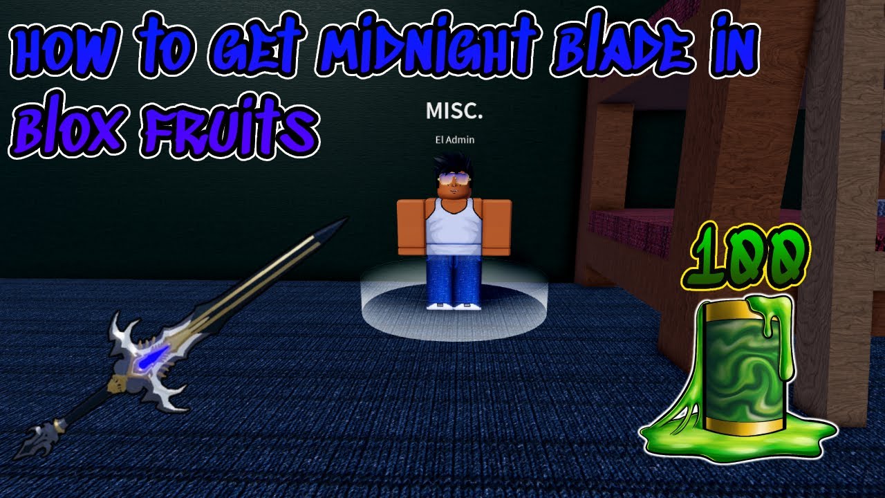 how to get midnight blade in blox fruit 2024 - YouTube