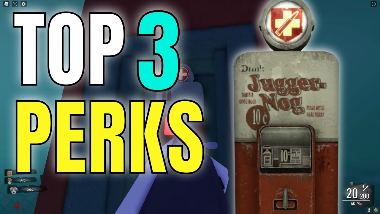 TOP 3 PERKS TO USE IN MICHAEL'S ZOMBIES! | Michael's Zombies Roblox ...
