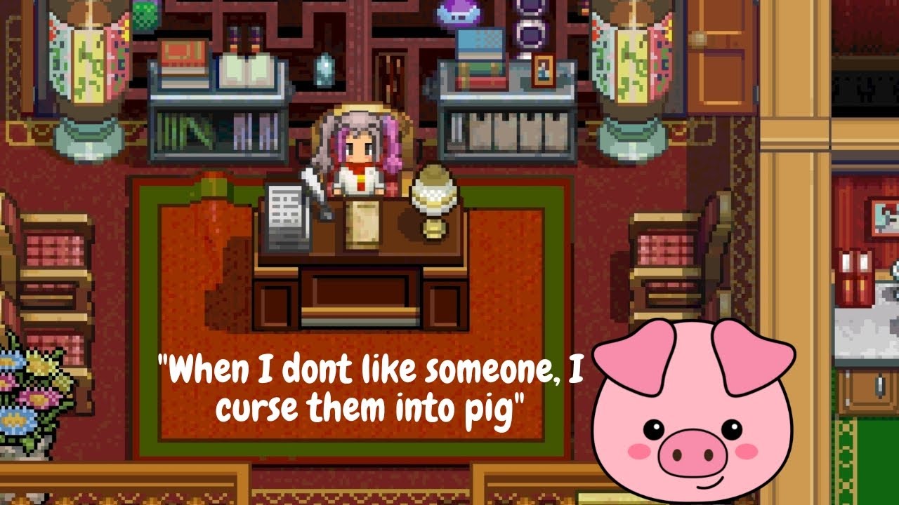 I Curse the NPC into pig│Harvest Town │Magic Wand │Walkthrough - YouTube