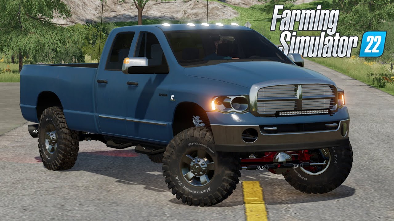 FS22 - Dodge Ram 3500 5.9L Cummins - Car mod for Farming Simulator 2022 ...