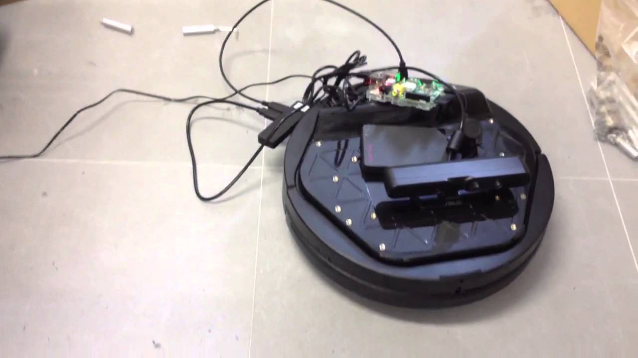 Test1 Turtlebot2 Raspberrypi Xtion Ros Youtube