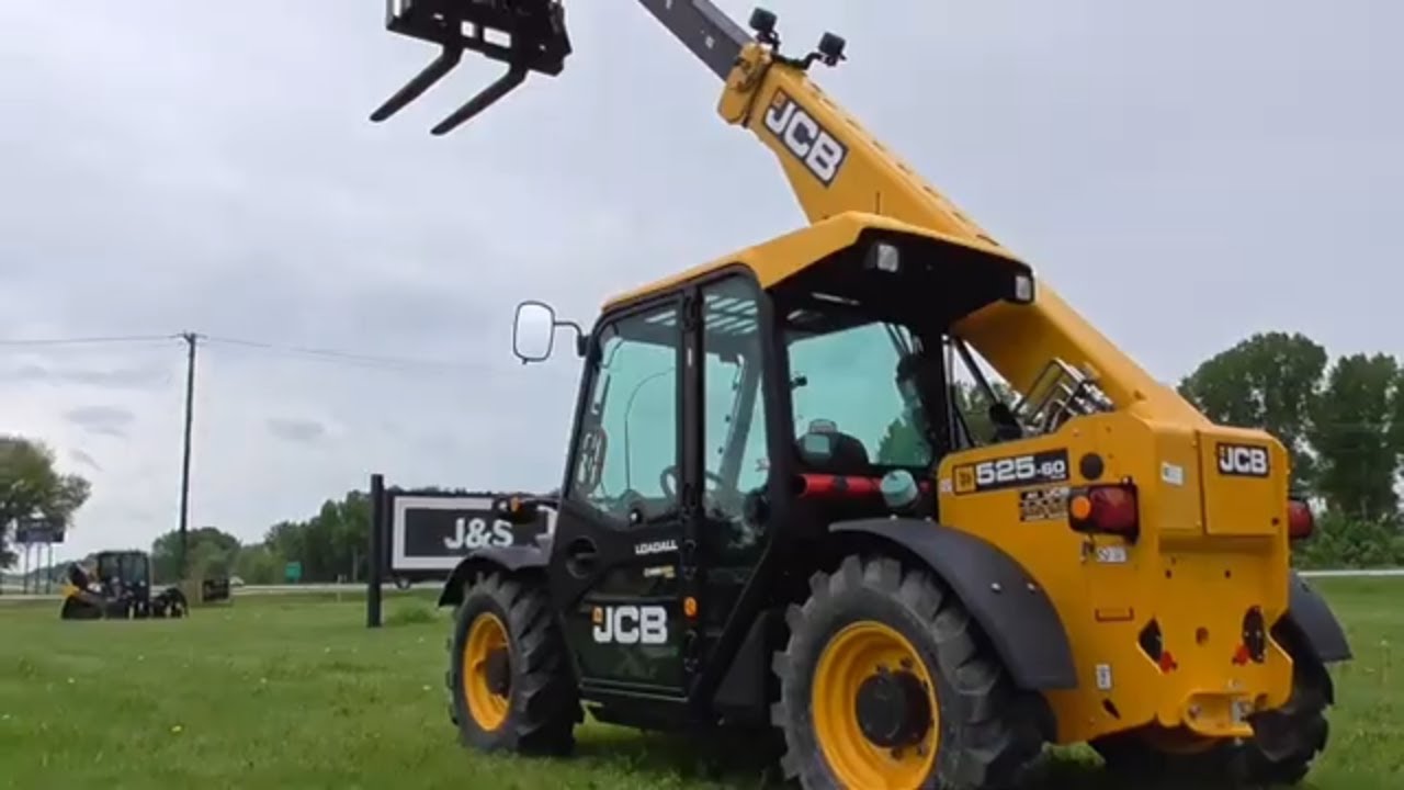 JCB LOADALL 525 - YouTube