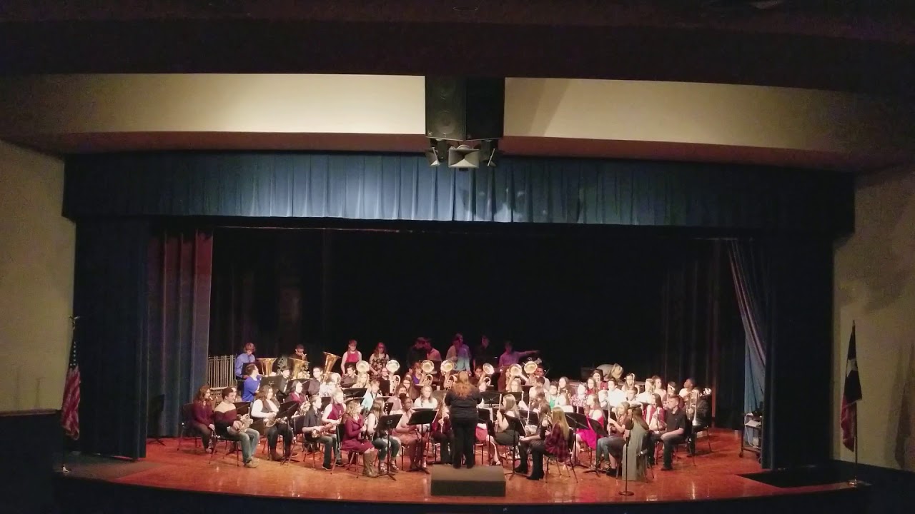 Beckville High School Band - Christmas Concert 2017 - YouTube