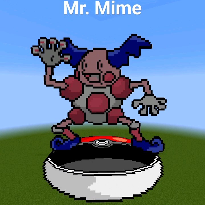 Pokémon MR. MIME in Minecraft! #shorts - YouTube