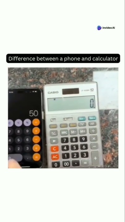 Phone calculator Vs Real calculator #shorts #tricks #calculator #explore #trending - YouTube
