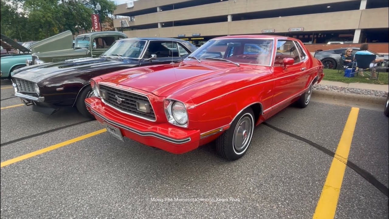 A Red 1974 Ford Mustang II - YouTube