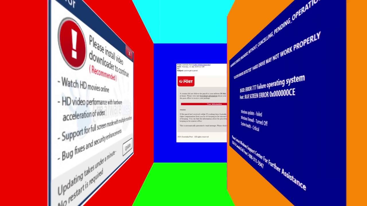 Internet Spam Pop-Up Ads Animation - YouTube