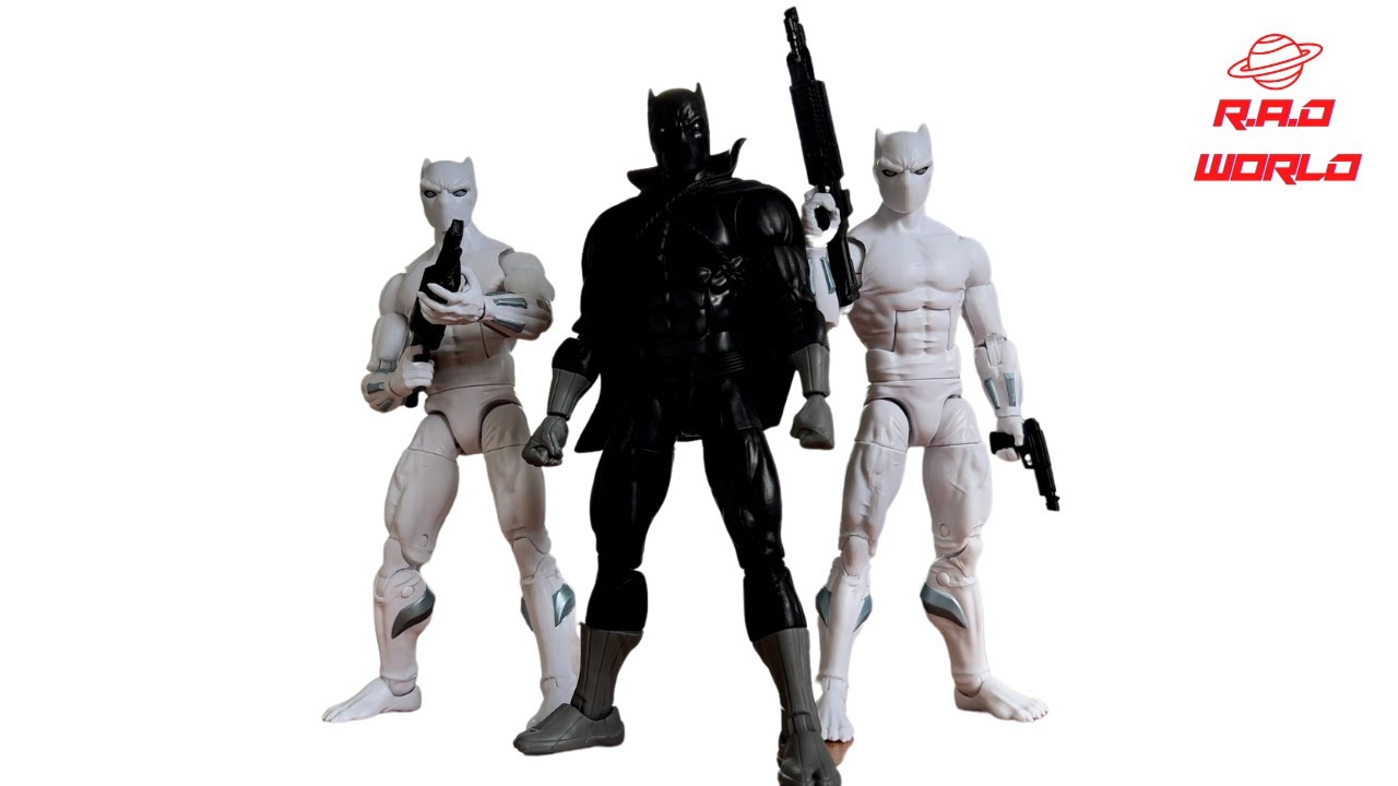 Marvel Legends | Black Panther & Hatut Zeraze 4K Review | Attuma Wave ...