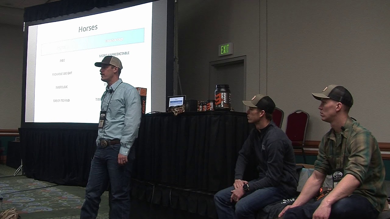 Team Back Country WHCE 2018 seminar on pack animals - YouTube