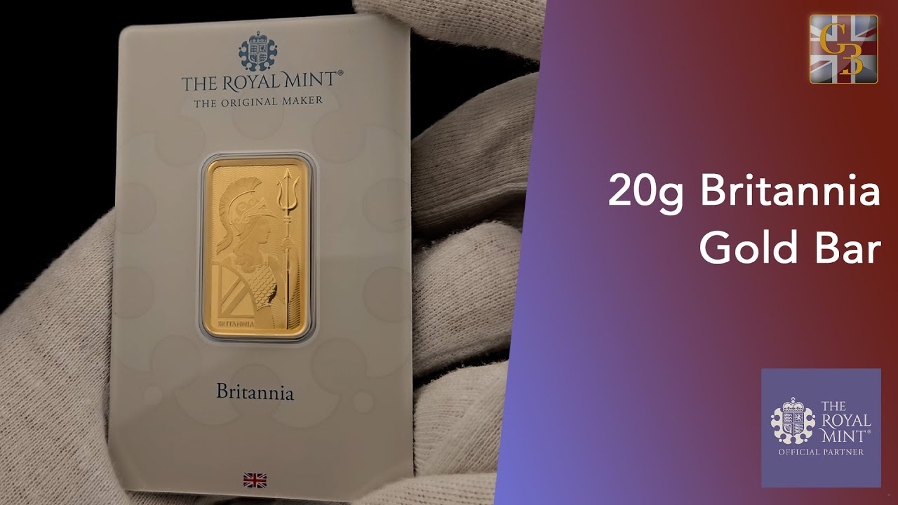 Unveiling Excellence: The Royal Mint's 20g Britannia Gold Bar Revealed ...