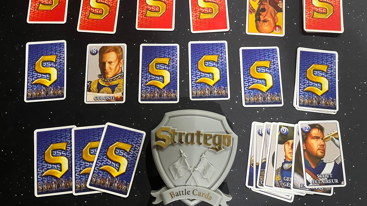 DGA Plays Board Games: Stratego - Battle Cards - YouTube